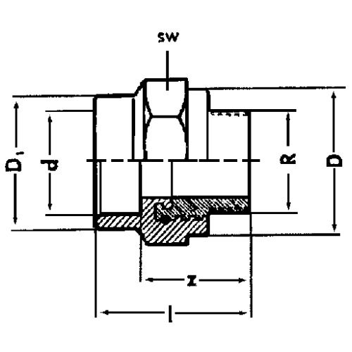 PP-R 80 Übergangs-Gewinde-Nippel Rg | Kwerk Online Shop